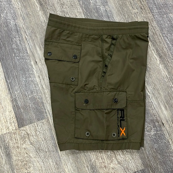 RLX Ralph Lauren | Swim | Rlx Ralph Lauren Military Green Cargo Nylon Blend Swimtrunk Men Size L ...